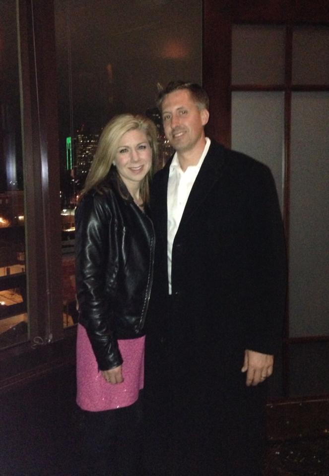 Meteorologist Bob Van Dillen and his wife Ali Van Dillen and both of ...